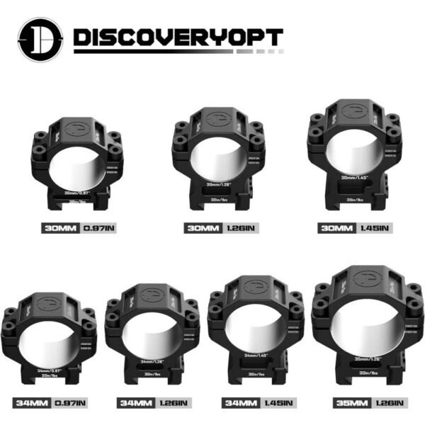 DISCOVERYOPT 6061 Series Aluminum Scope Rings - Wasion Group